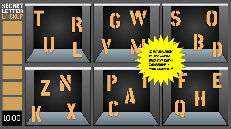 Secret Letter Lockup (12) – EMC2 Learning